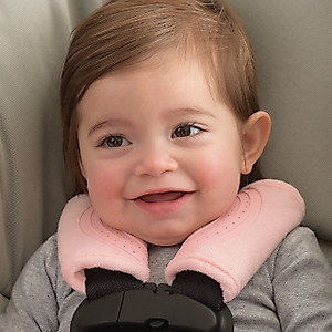 Travel Bug Baby 2 Piece Car Seat Strap Cover Teether Set (Pink)