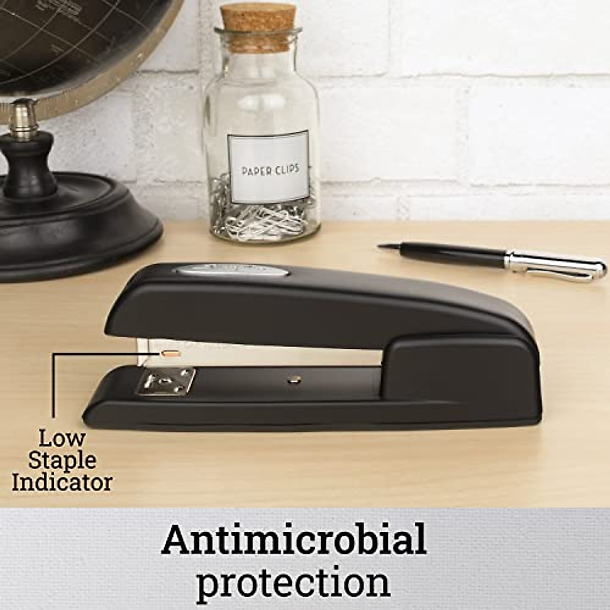 Swingline Stapler, 747 Iconic Desk Stapler, 25 Sheet Paper Capacity, Heavy Duty Stapler for Office Desktop or Home Office Supplies, Black (74741)