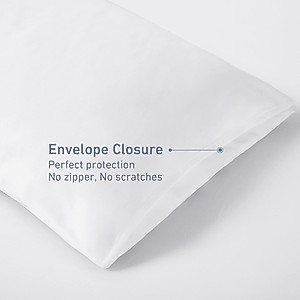 100% Cotton Body Pillow Cover, 800 Thread Count 21x54 Soft Breathable Long Body Pillow Pillowcase, White