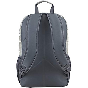 FUEL Travel Commuter Laptop Daypack Large Bag Backpack, Fits 17.5" Laptop, Interior Tech Sleeve, Grey Camouflage