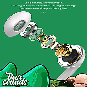 2 Pack USB C Headphones, USB C Earbuds in-Ear Wired Headphones with Microphone & Remote Noise Cancelling Wired Type C Earphones Compatible with Iphone 15 iPad Pro Samsung Galaxy S21 Ultra S20 S22