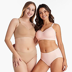 Momcozy Nursing Bras for Breastfeeding, YN21 Pink