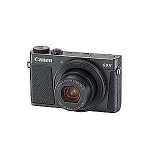 Canon PowerShot G9 X Mark II Compact Digital Camera w/1 Inch Sensor 3inch LCD - Wi-Fi, NFC, Bluetooth Enabled (Black) (Renewed)