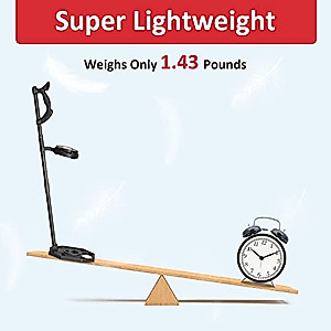 DR.ÖTEK Metal Detector for Kids, 8.3 Inch Waterproof Junior Metal Detector with Innovative Search Coil, Exclusive DIC/Pinpoint Mode, Touch Screen, Adjustable Stem, LED Display & Buzzer, Easy to Use