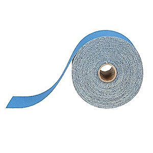 3M Stikit Blue Abrasive Sheet Roll, 36217, No Hole, 2.75 in x 20 yd, 80+ Grade, Automotive Sanding Roll Sandpaper for Coating Removal, Body Repair, Auto Sanding