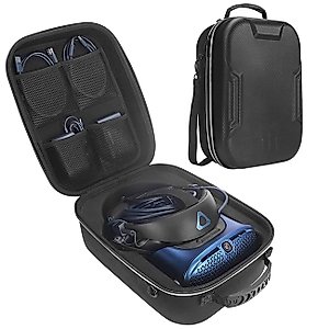 Oriolus VR Hard Carrying Case Compatible with HTC Vive Cosmos PC VR Headset and Controllers