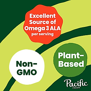 Pacific Foods Unsweetened Vanilla Hemp Milk, Plant Based Milk, 32 oz Carton