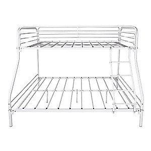 Twin-Over-Full Bunk Bed Closed Upper bunk White