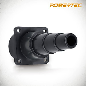POWERTEC 70121V Universal Tool Adapter for Shop Vac Wet/Dry Vacuums, 1 PK