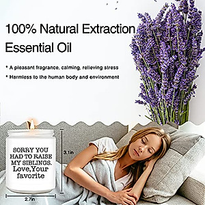 Mothers Day Gifts from Daughter Son,Gifts for Mom,Mom Gifts,Mothers Day Gifts for Moms Her Bonus Mom Mother New Mom Step Mom (Sorry You mom Candle-White)