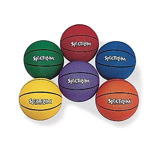 S&S Worldwide Spectrum™ Rubber Basketball - Official, Orange