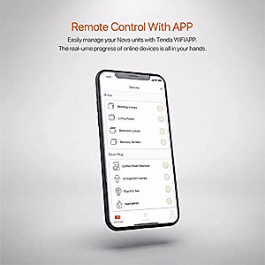 Tenda Nova AC Tri Band Mesh WiFi 5 System, White, 3/Pack (NOVA MW12 3PK)