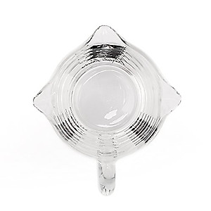 3oz Espresso Measuring Glass by Barista Basics I Espresso Shot Glass Measuring Cup With 3 Spouts I Made of Thick, Heat Resistant Glass I Coffee Measuring Shot Glass With Handle I Barista Measuring Cup