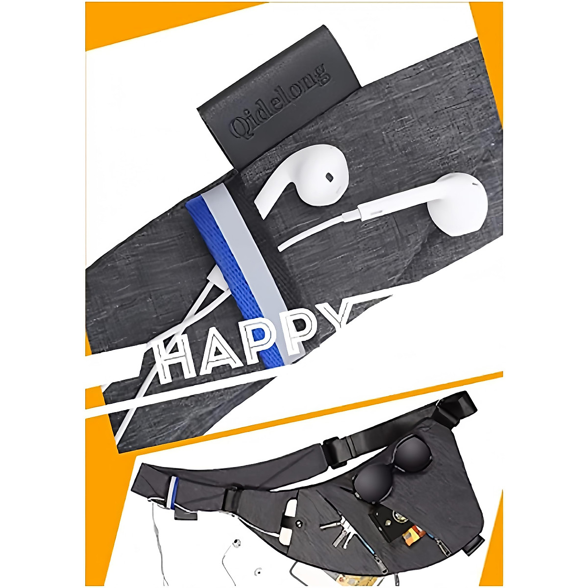 Xinxinyu Sling Bag Chest Backpack Casual Daypack Shoulder Crossbody Lightweight Anti Theft Outdoor Sport Travel Hiking for Men Women