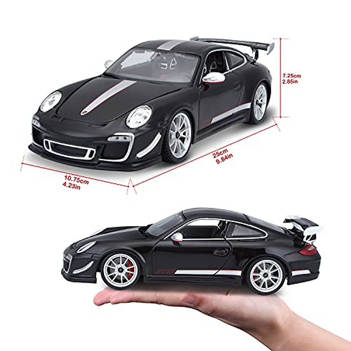 Bburago 1:18 Scale Porsche 911 GT3 RS 4.0 Diecast Vehicle (Colors May Vary)
