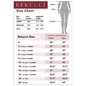 Rekucci Women's Ease Into Comfort Straight Leg Pant with Tummy Control (16 Short, Teal)