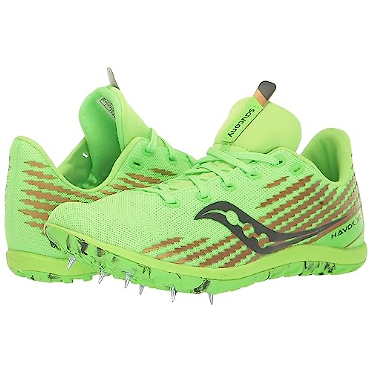 Saucony Women's Havok XC3 Sneaker, Slime, 9