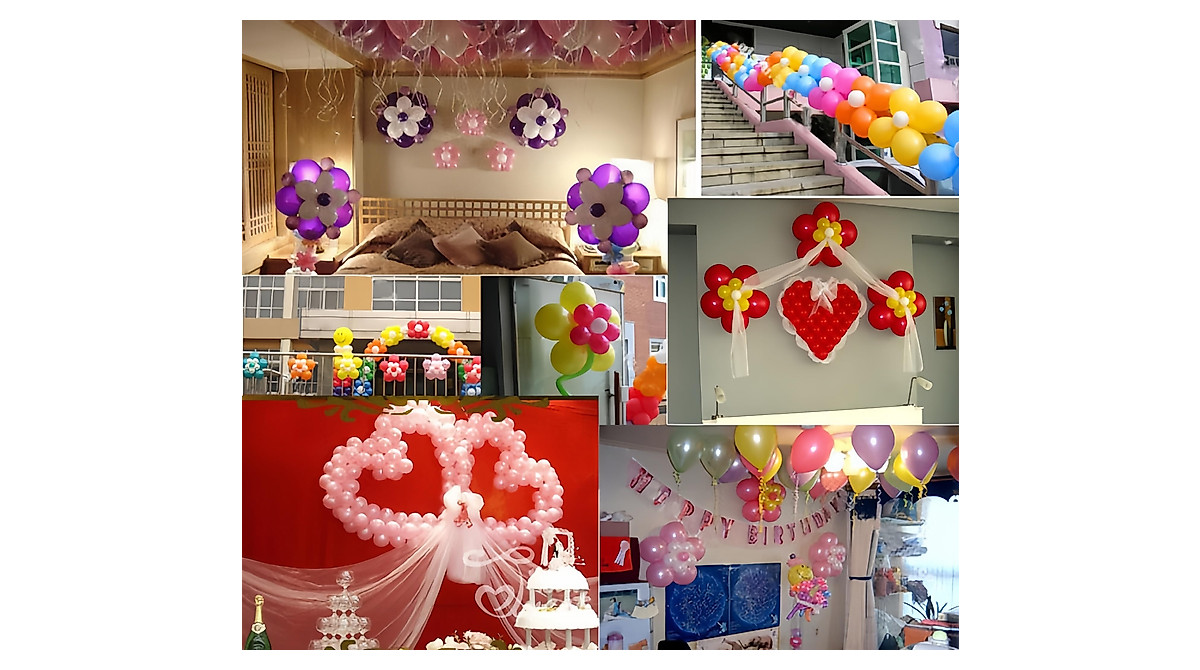 Balloon Clamp 200pcs - Perfect for Party Decorations and Balloon Arches
