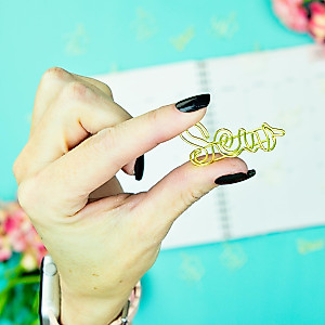 Cute Paperclips for Sewing Lovers, Stocking Stuffer for Quilters, Gold sew and Sewing Machine paperclips, Gifts for Sewing Enthusiasts