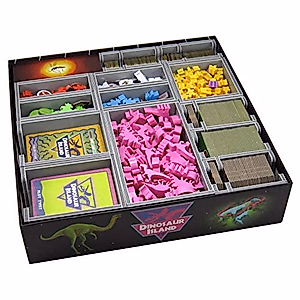 Folded Space Dinosaur Island and Totally Liquid Board Game Box Inserts