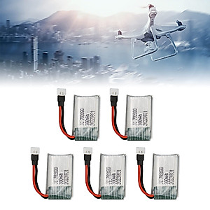 300mAh RC UAV Drone Replacement Battery - 702030 3.7V Lithium Battery Accessory for FQ777 F180 FY530 U816 Drones