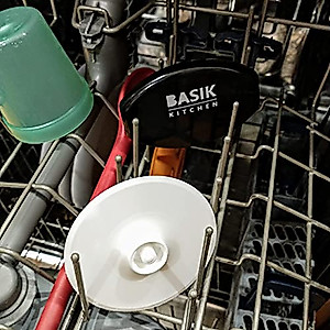 Basik Kitchen Safety Slicer - Snap-Apart Pizza Cutter/Kitchen Slicer - Dishwasher Safe