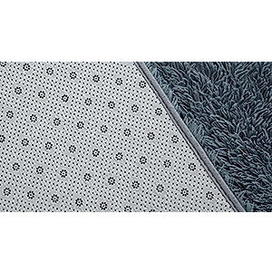 Lifup Soft Fluffy Round Area Rug, Cozy Plush Shaggy Circle Carpet for Living Room Bedroom Home Décor Orange 3.6 Feet