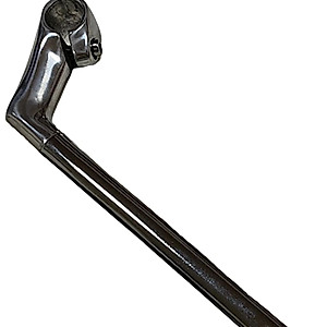 SM SunniMix Lightweight Bicycle Quill Stem Aluminum Alloy Handle Bar 1inch Bike Gooseneck Clamp Stem Riser 25.4mm/22.2mmx300mm Sports Mountain Cycling Parts, Steel 25.4x22.2×300