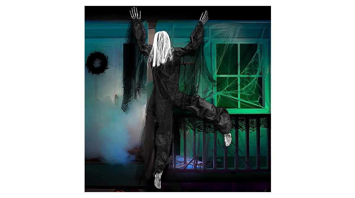 Creepy 62" Climbing Zombie Decorations for Halloween