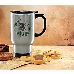 TJ Originals Proverbs 3:5 Trust in the Lord with All Your Heart Gifts for Her - Bible Verse Graduation Drinkware- 14oz Travel Mug Steel - Best Christian Office BFF Gifts for Women Friends