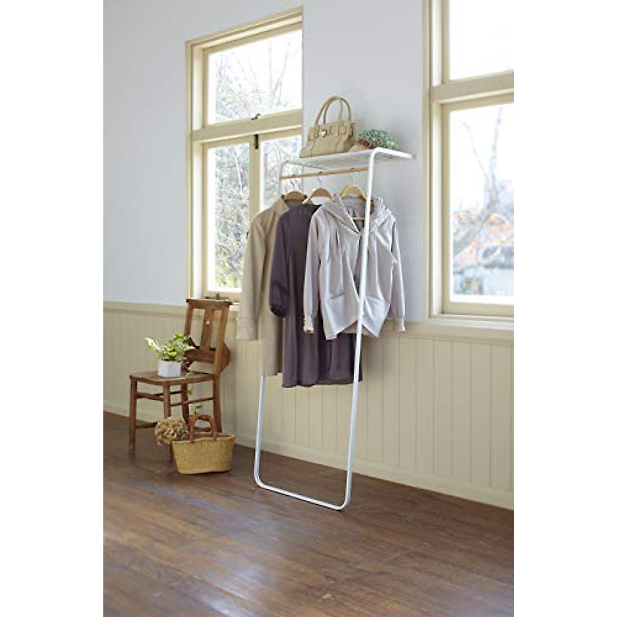 Yamazaki Home Coat Hanger, One Size, White