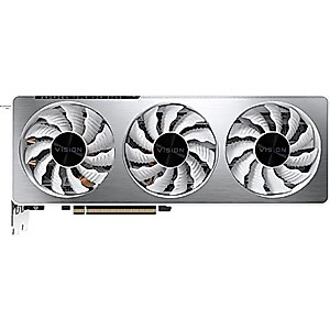 Gigabyte GeForce RTX 3070 Vision OC 8G (REV2.0) Graphics Card, 3X WINDFORCE Fans, LHR, 8GB 256-bit GDDR6, GV-N3070VISION OC-8GD REV2.0 Video Card