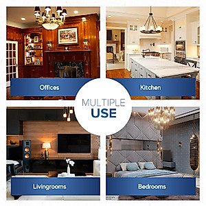 Xtricity LED 5.5W Flame Tip Clear Filament Chandelier Bulbs, 60W Equivalent Chandler Light Bulbs, 500 Lumens, 3000K Soft White, Dimmable, 120V, E26 Medium Base, Energy Star, Clear (6 Pack)