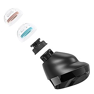 SpinFit CP1025 & CPA2 for Galaxy Buds Pro and Jabra 85T- M/S - Black - Medical Grade Silicone Patented Replacement Ear Tips and Adapters for Supreme Comfort and Sound Performance