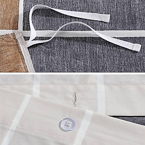 Marimekko - King Duvet Cover Set, Organic Cotton Bedding with Matching Shams, Modern Home Decor, GOTS Certified (Tiiliskivi Raita Charcoal, King)