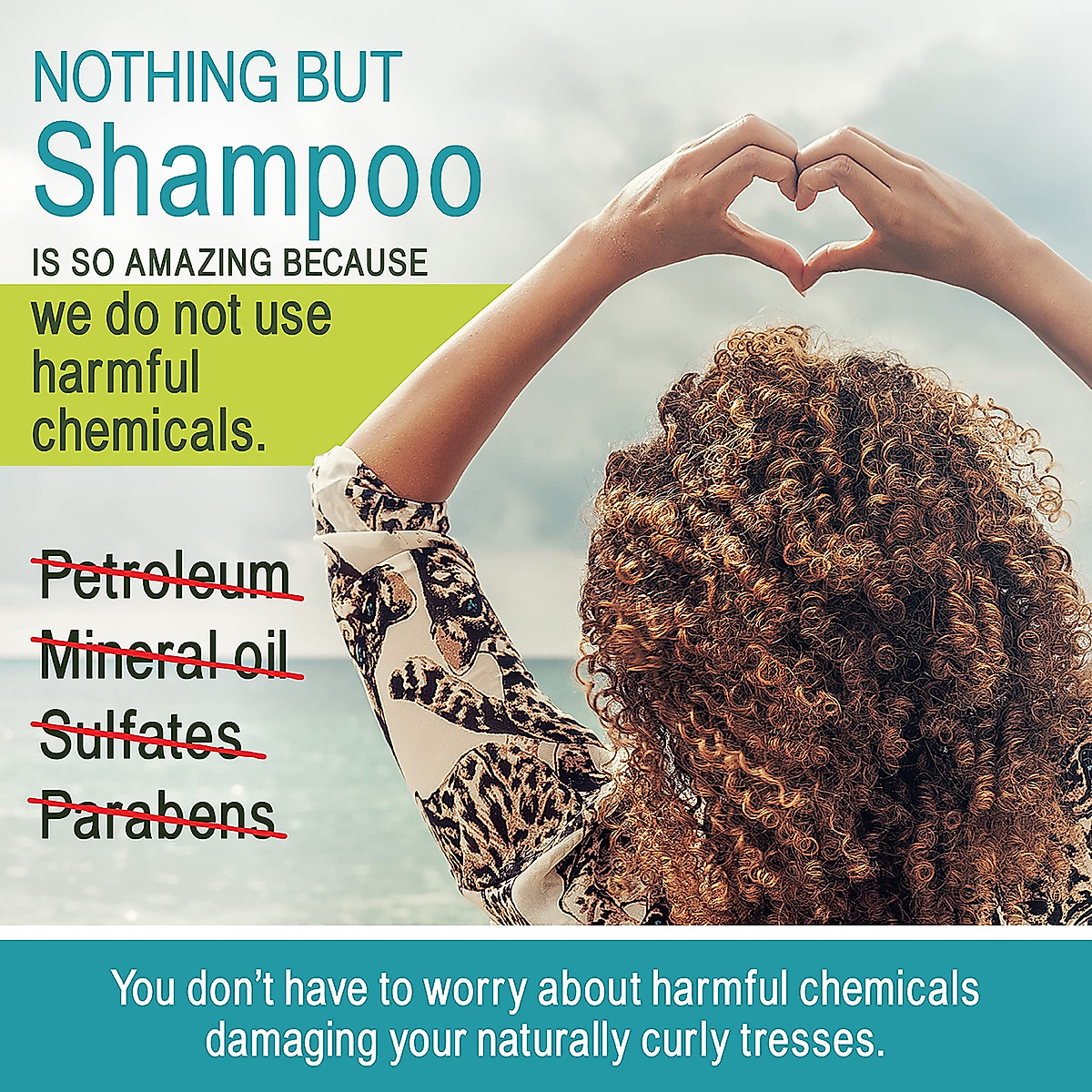 NOTHING BUT Clarifying Shampoo Sulfate-Free Detox for Natural Hair - Hair Shampoo - Removes Buildup - 12oz - Single