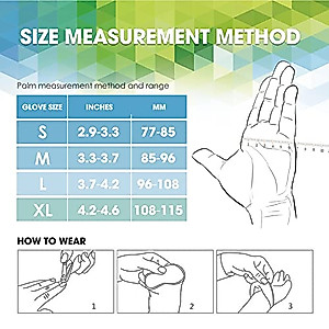 HYSTARCARE Disposable Nitrile Gloves, Small 100pcs, Black, Latex Free, Powder Free, Silicone Free, Textured, 3.5MIL, For Food Processing, Household Cleaning