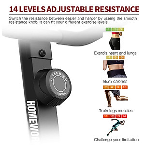 Recumbent Exercise Bike for Seniors 350 LBS Capacity with Magnetic Resistance Indoor Cycling Bike Stationary with iPad Holder for Home Gym Cardio Workout