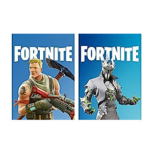 Xbox One S 1TB All-Digital Edition Two Controller Bundle, Xbox One S 1TB Disc-Free Console, 2 Wireless Controllers, Download Codes for Minecraft, Sea of Thieves and Fortnite Battle Royale (Renewed)