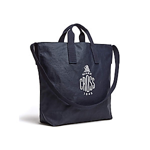 Mark Cross, Weatherbird Canvas Tote, Medium, Navy