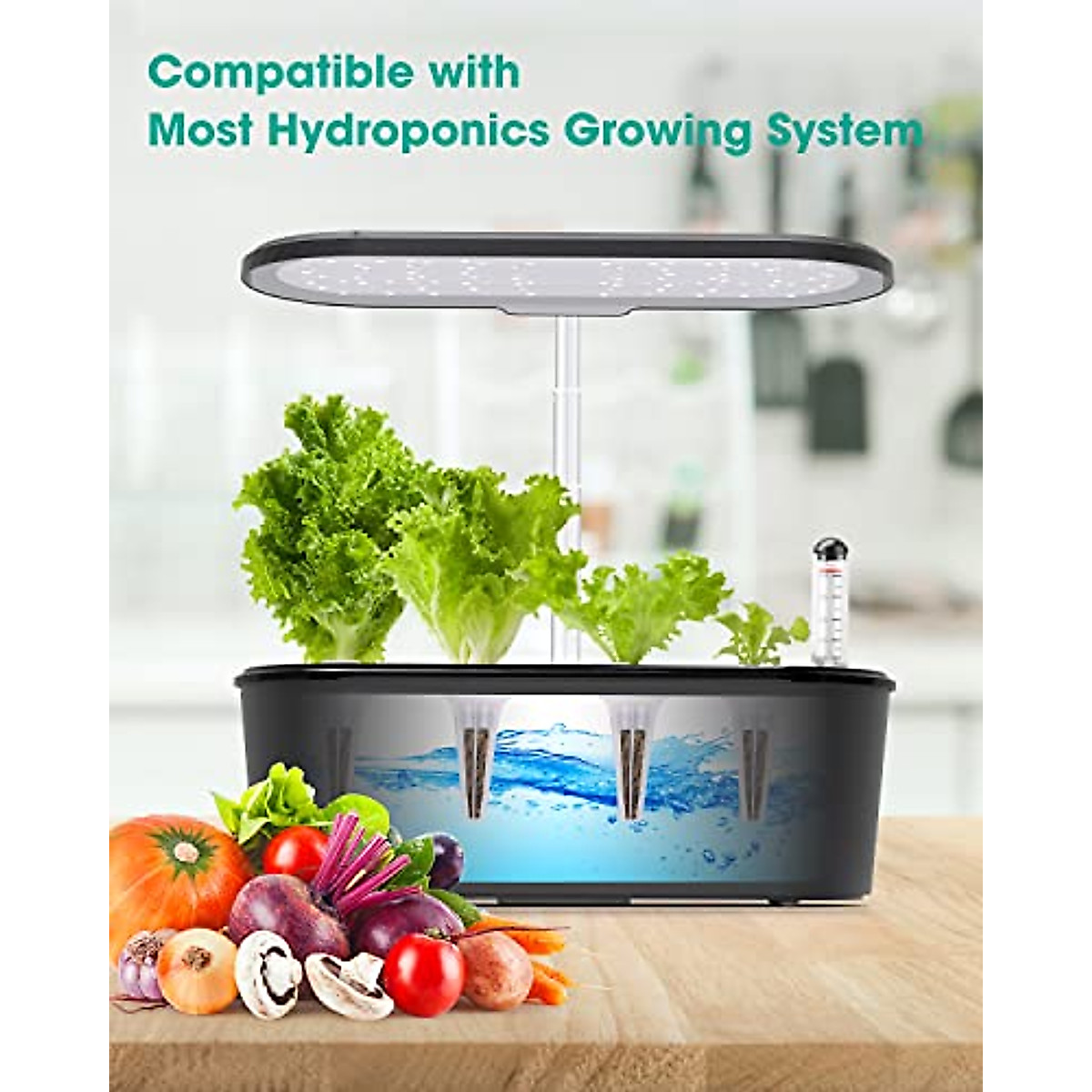 16 Pack Replacement Grow Sponges, Seed Starter Pods Compatible with AeroGarden, Seed Pod Kit Root Growth Sponges Hydroponic Sponges Kit, Refill Pods for Hydroponics Indoor Garden Growing System