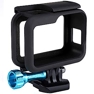 MiPremium Housing Frame Case for GoPro Hero 8 Black. Protective Shell Cage Mount Accessories Kit with Aluminium Screw & Quick Release Removable Buckle Socket Accessory for Hero8 (2018) Action Camera