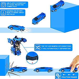 Toy Cars for 2-7 Year Old Boys, Transforming Toys Cars for 3 Year Old Boys and Toddlers, Robot Cars Toys for 4 Year Old Boys Birthday Gifts for 2 3 4 5 6 7 Years Kids Girl Boys