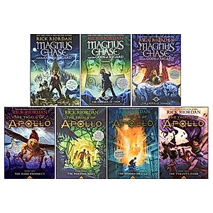 Trials of Apollo & Magnus Chase Series 7 Books Collection Box Set by Rick Riordan