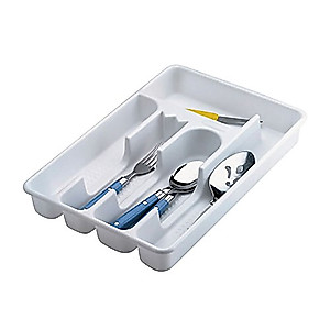 Rubbermaid Cutlery Tray, Small, White