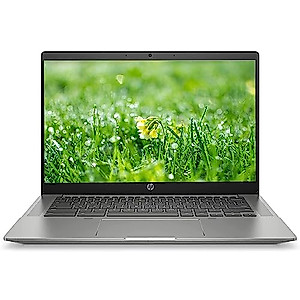 HP High Performance 14" HD Chromebook, Intel i3 Processor Up to 4.0GHz, 4GB Ram, 128GB Storage, Super-Fast WiFi, Webcam, Chrome OS, Seal Grey Color(Renewed)