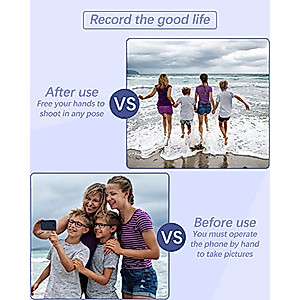 Remote Shutter for iPhone Camera, Bluetooth Remote for Android, Hands Free Works with Take a Christmas Family Portrait, Create Amazing Photos and Selfies, Wrist Strap Included（3 Pack）