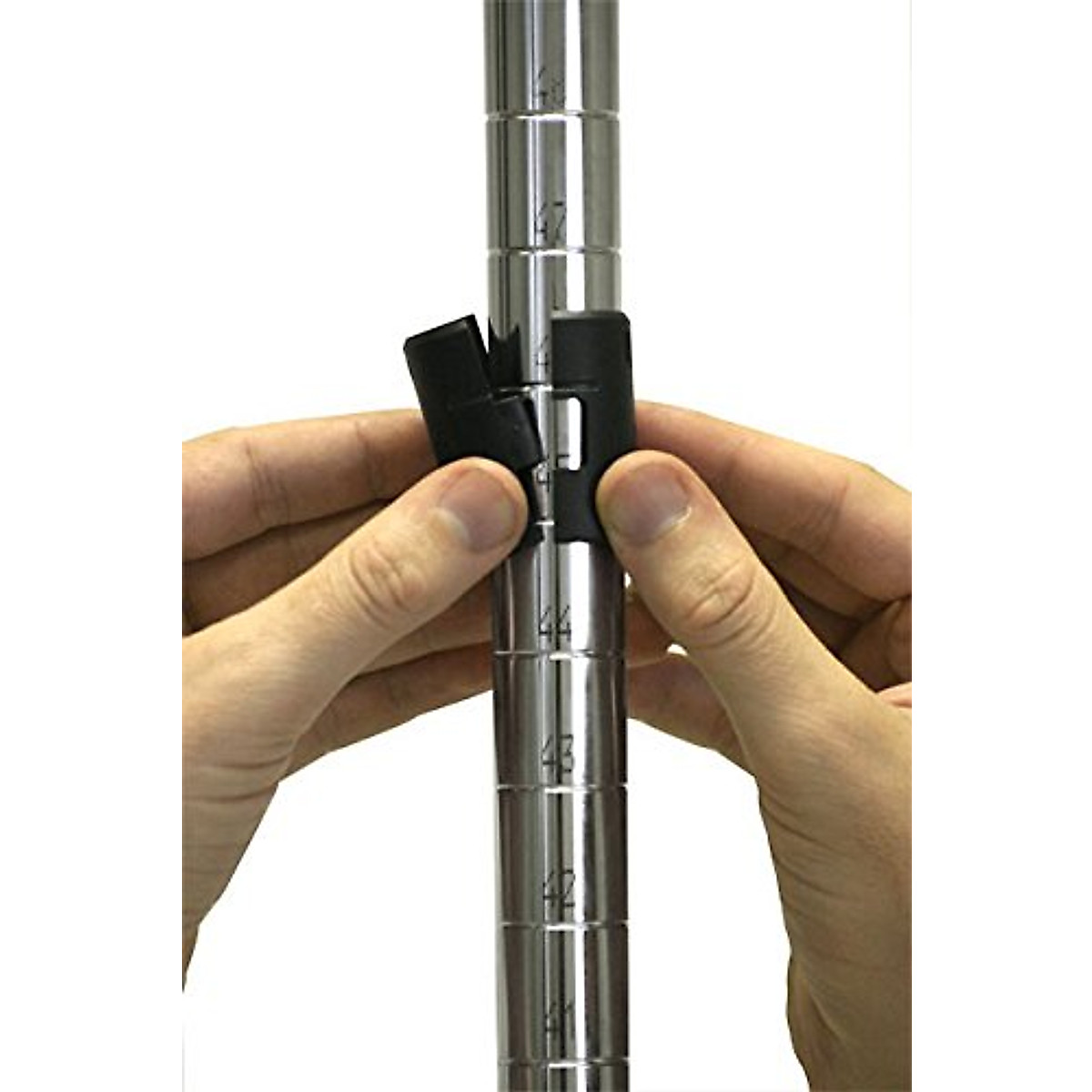 Omega Products Corporation 63" High Chrome Pole with Leveling Foot