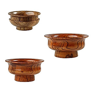 BYNNIX Log Small Wine Glass Solid Wooden Handmade Water Cup Jujube Wooden Retro Wood Teacup Milk Tea Cups Coffee Mugs Wine Cups Wood Milk Mugs For Adults