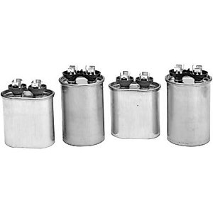 Motor Dual Run Capacitor Round 45 6 uf MFD 440 Volt VAC 12827